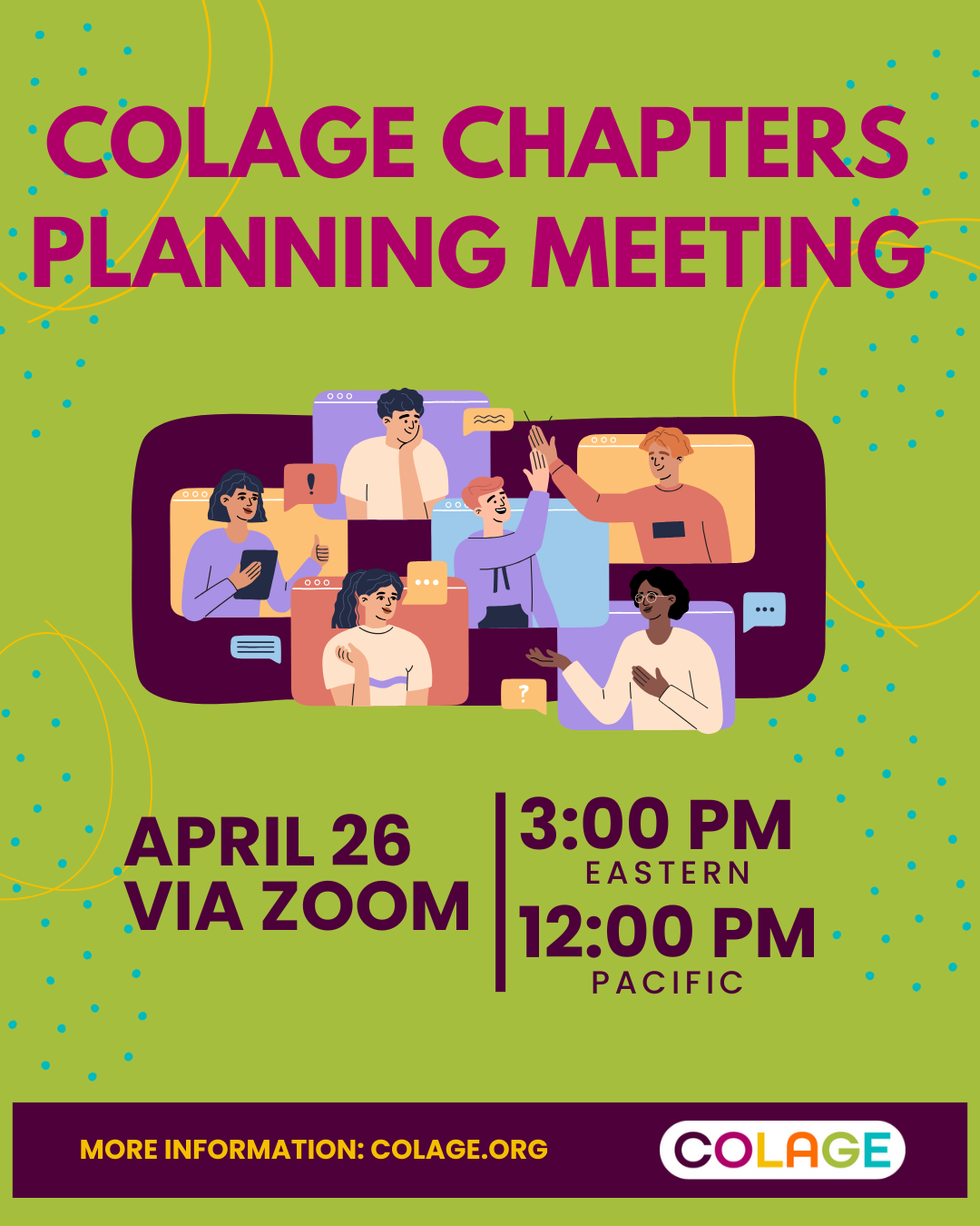 COLAGE Chapters Planning Meeting - COLAGE